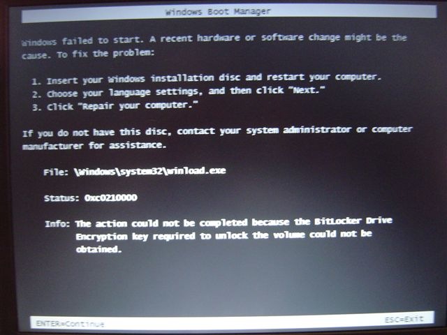 Kon Boot Vs Windows 7 Bitlocker Mcb Systems